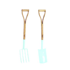 Moulton Mill FSC Budding Gardener Fork and Spade Set Gables and Gardens