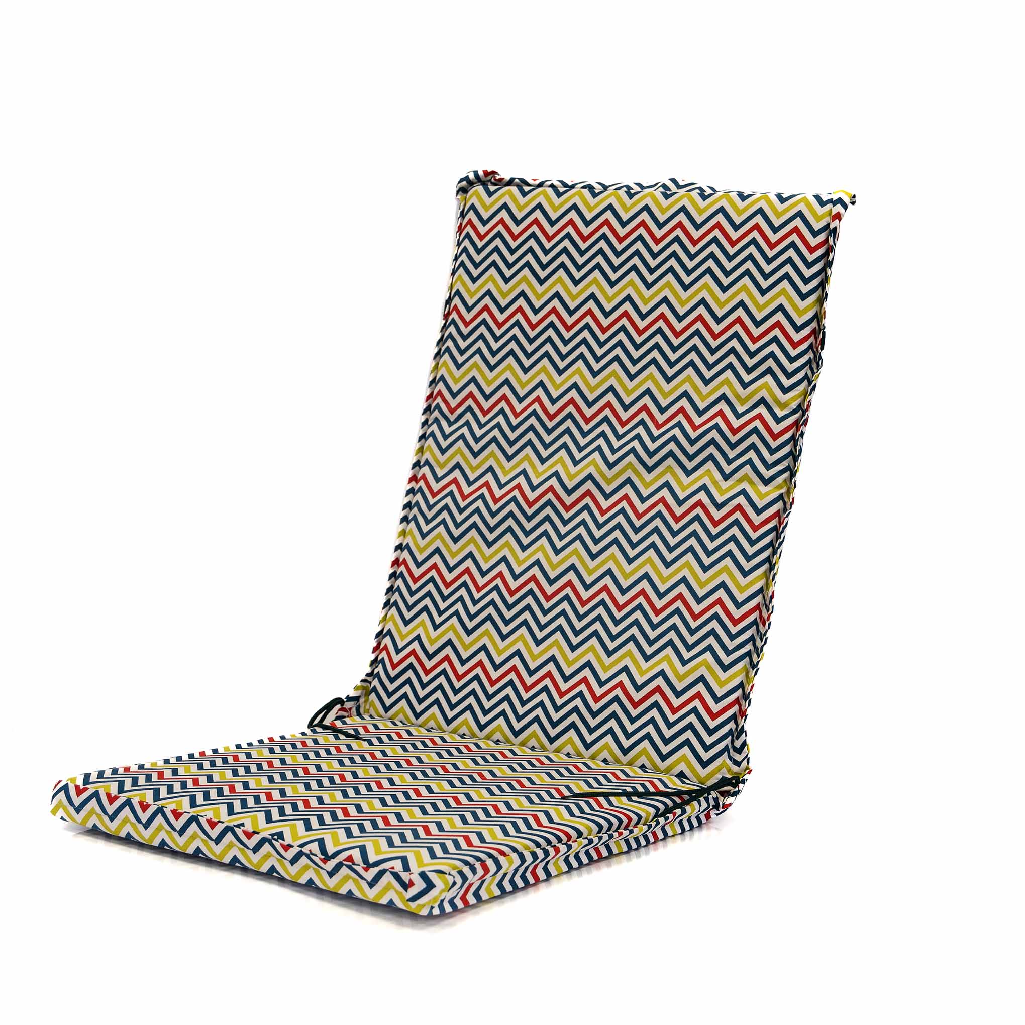Ellister Recliner Cushion - Summer Chevron – Greenfingers